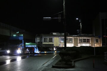 【北鉄】8000系8802編成(京王3000系復刻塗装)廃車陸送 |2nd-train鉄道ニュース