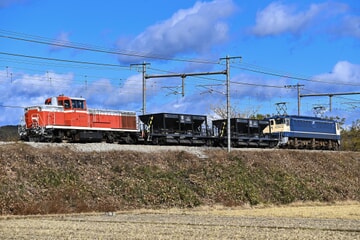 【JR西】岡山地区でDE10-1147+ホキ+EF65-1134の乗務員訓練 |2nd-train鉄道ニュース