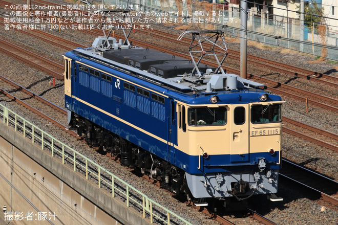 【JR東】EF65-1115 東大宮試単 |2nd-train鉄道ニュース