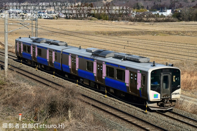 【JR東】 HB-E210系 C-7編成郡山総合車両センター入場回送 |2nd-train鉄道ニュース