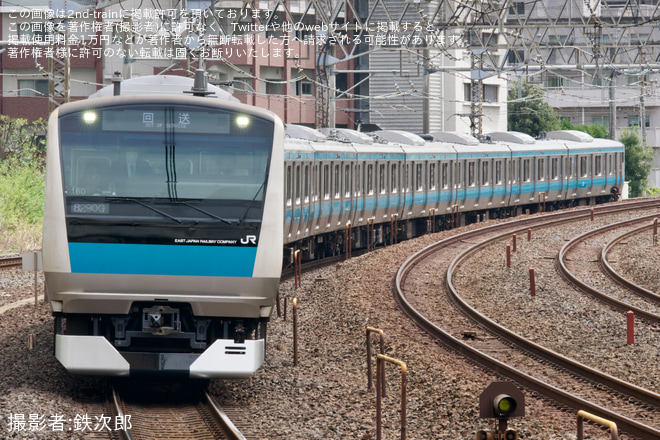 【JR東】E233系サイ160編成東京総合車両センター出場回送(202304) |2nd-train鉄道ニュース