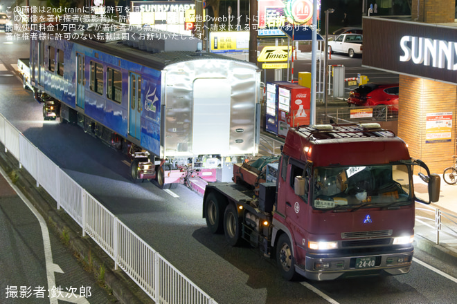 【JR東】FV-E991系 HYBARI 『JAPAN MOBILITY SHOW 2023』 展示に伴う夜間陸送 |2nd-train鉄道ニュース