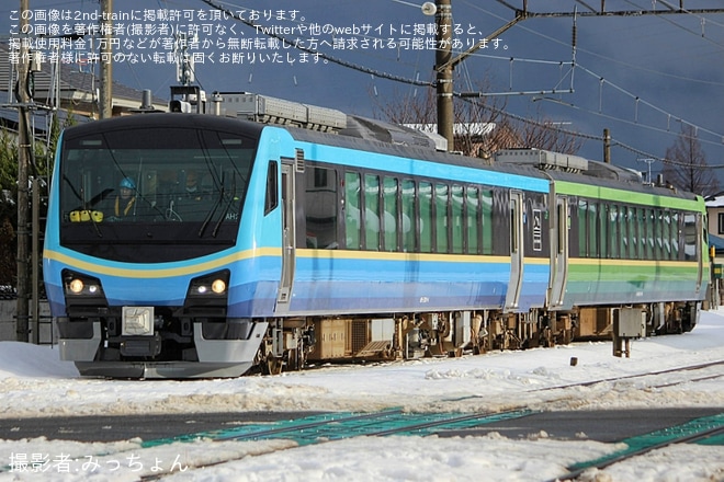 【JR東】HB-E300系AH2編成「SATONO」秋田総合車両センター構内試運転 |2nd-train鉄道ニュース
