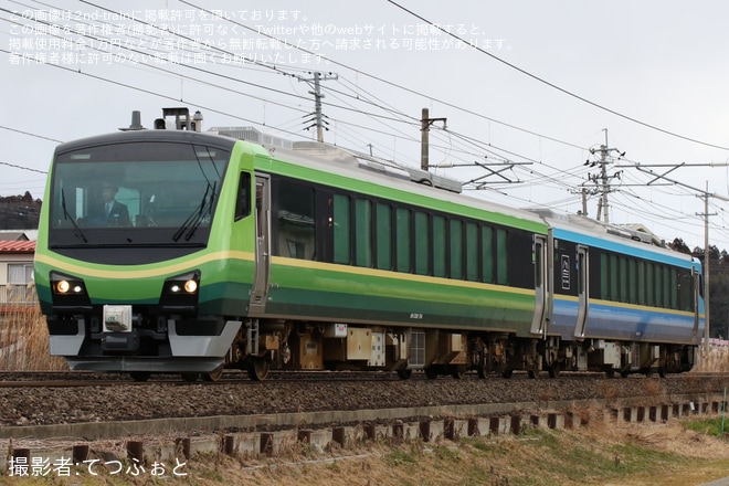 【JR東】HB-E300系AH2編成「SATONO」が郡山へ回送 |2nd-train鉄道ニュース