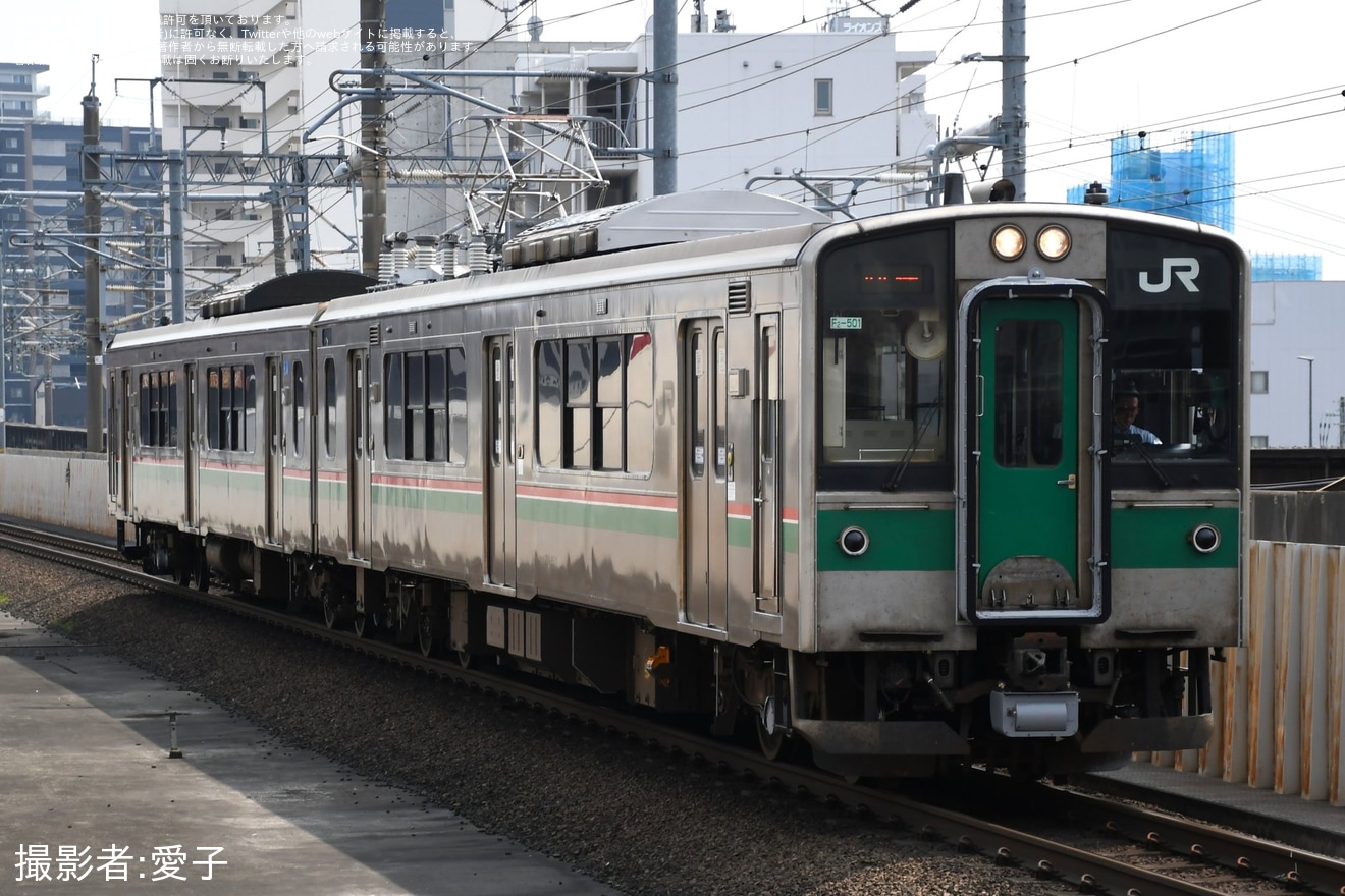 【JR東】701系F2-501編成郡山総合車両センター出場試運転 |2nd-train鉄道ニュース