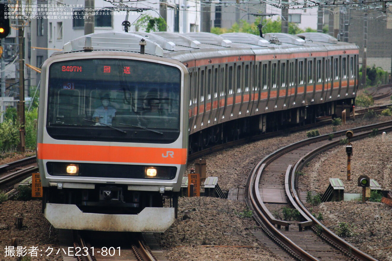 【JR東】E231系ケヨMU31編成 東京総合車両センター出場(202509) |2nd-train鉄道ニュース